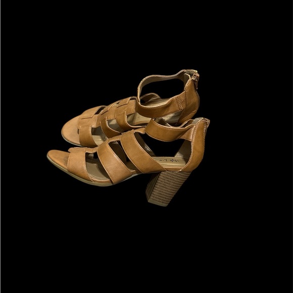 Style & Co. | Shoes | Elegant Tan Block Heel Sandals | Poshmark